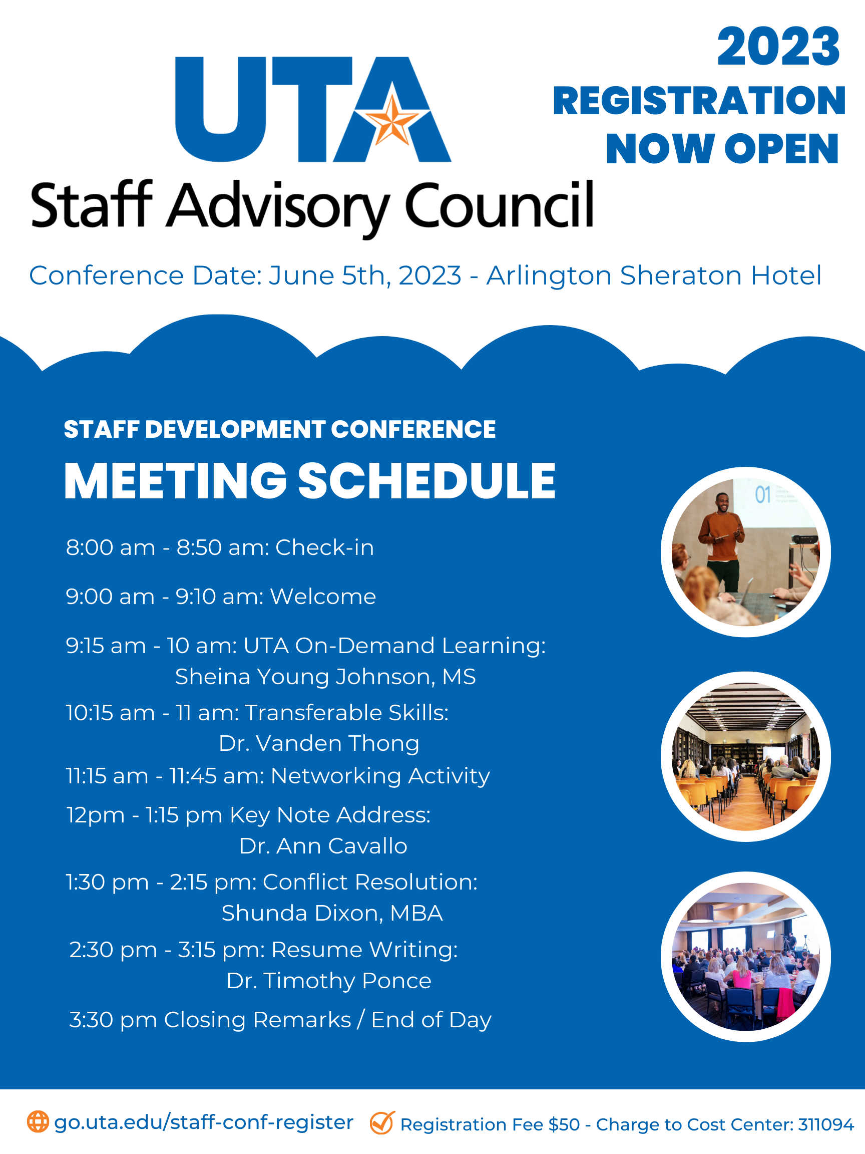 Staff Development Conference - Staff Advisory Council - The University ...