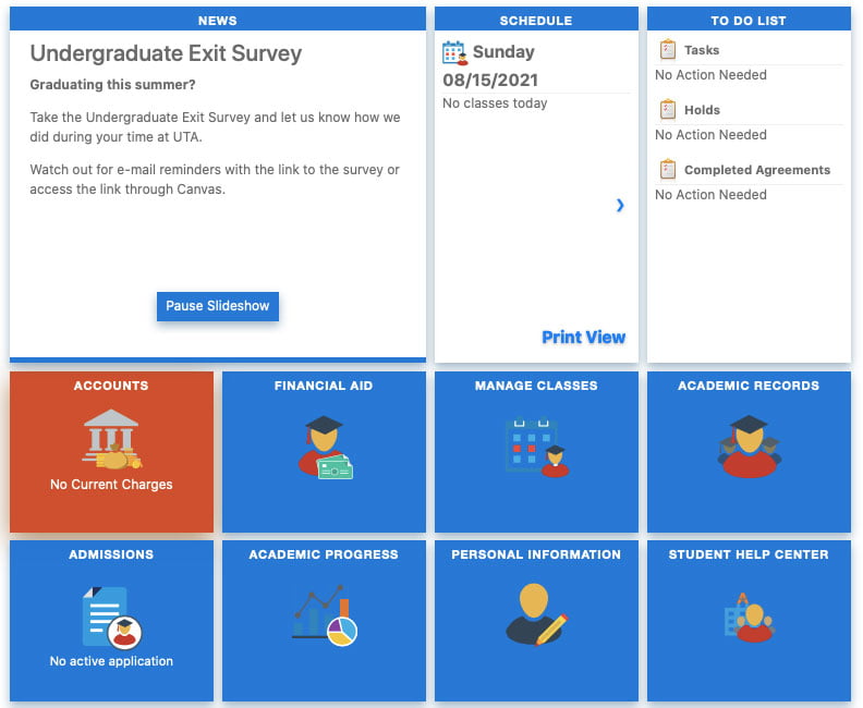Helpful Resources - Student Accounts - The University of Texas at Arlington