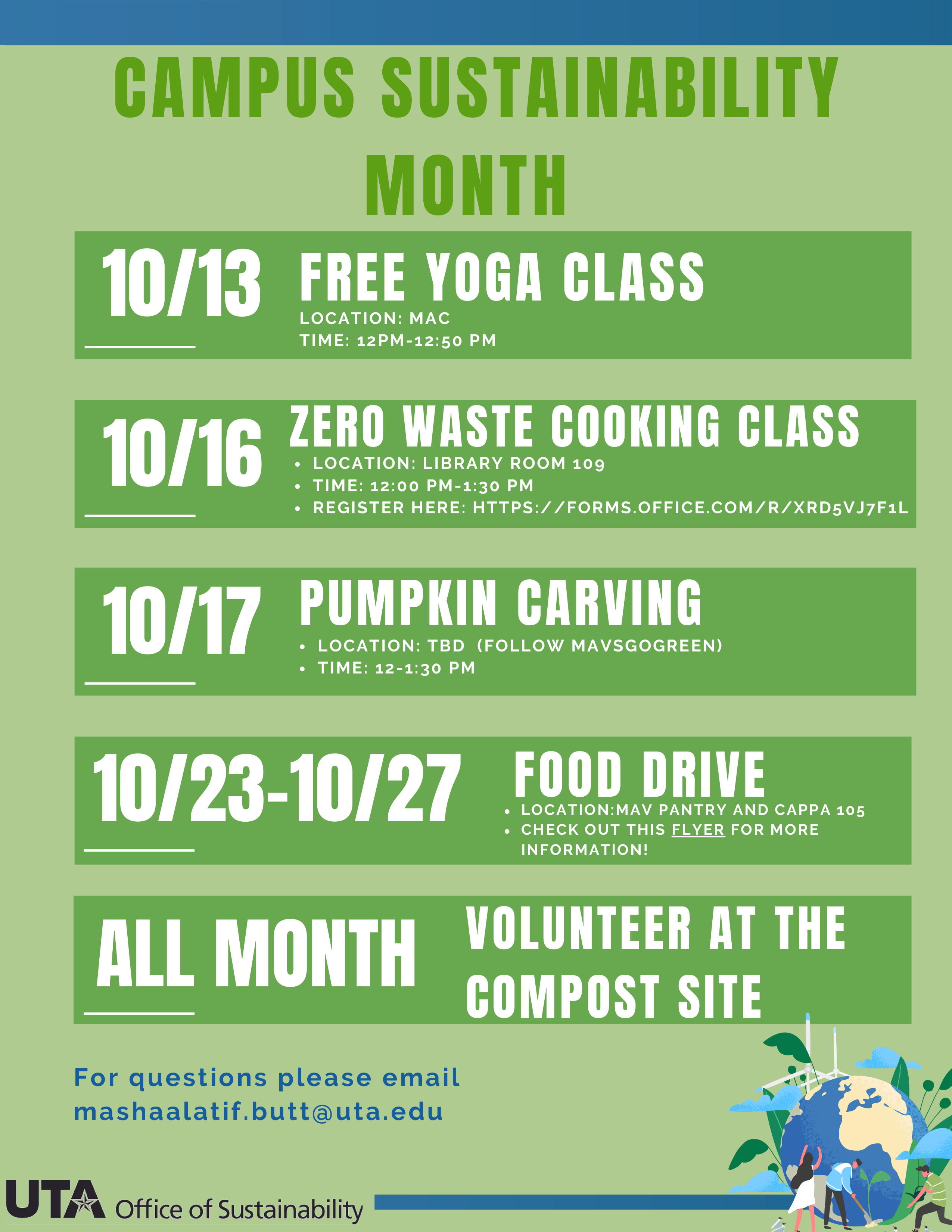 Campus Sustainability Month - Administration and Campus Operations ...