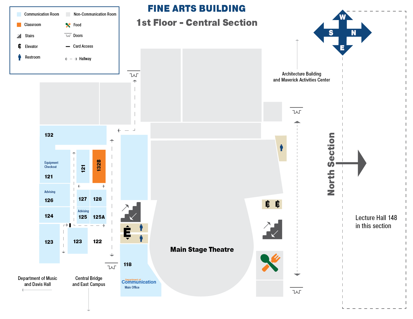 Map of Communication Offices, Classrooms, and Labs - Communication ...