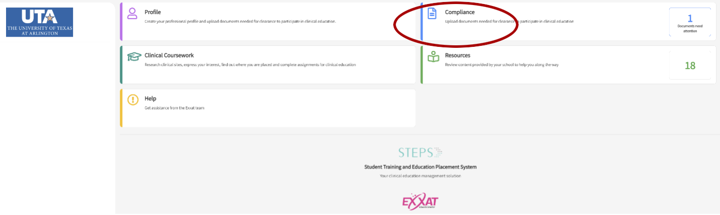 Exxat - College of Nursing and Health Innovation - The University of ...