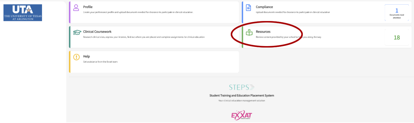 Exxat - College of Nursing and Health Innovation - The University of ...