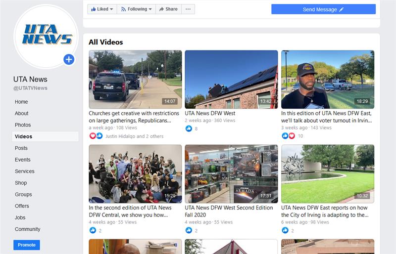 A revamped newscast for UTA broadcast journalism students - News Center ...