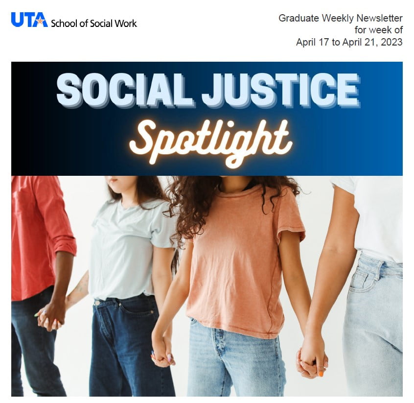 Master of Social Work Newsletters - School of Social Work - The ...